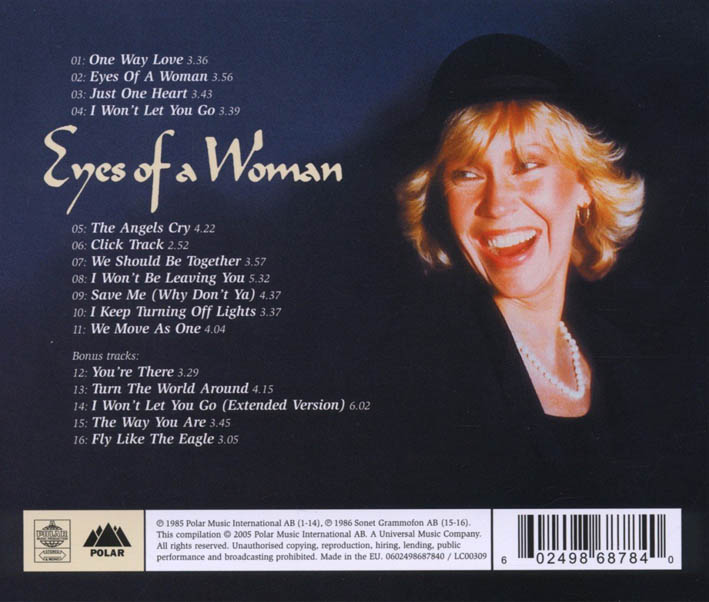 Agnetha Faltskog Eyes Of A Woman : Back | CD Covers | Cover Century ...